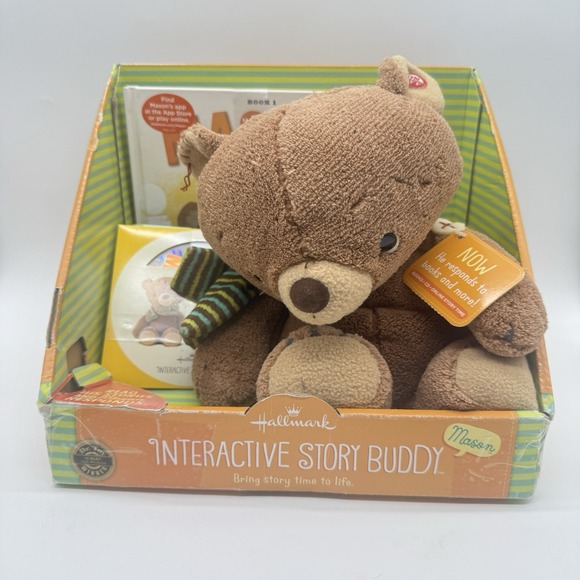 Hallmark | Toys | Hallmark Interactive Story Buddy Mason Read Along ...